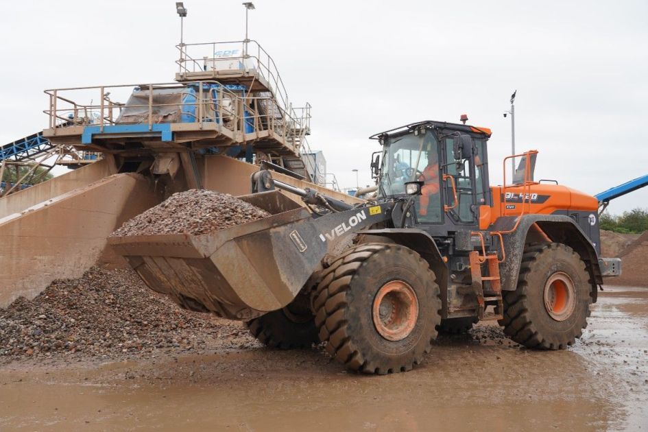 Develon Wheel Loaders boost fuel saving and safety at ASH Group